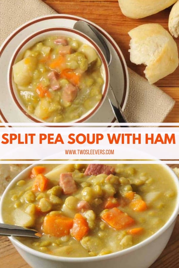 Split Pea Soup with Ham | A Simple and Hearty Soup - TwoSleevers