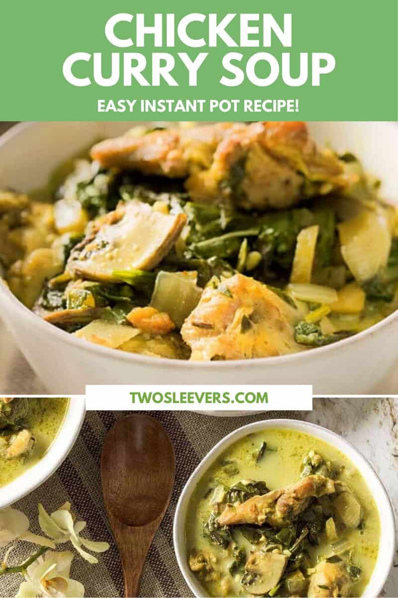 Chicken Curry Soup | Instant Pot Chicken Curry Soup Recipe