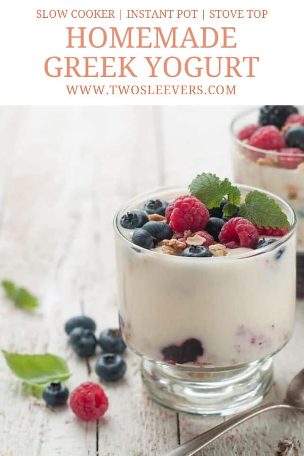 Homemade Greek Yogurt | Creamy, High in Protein and Preservative Free!