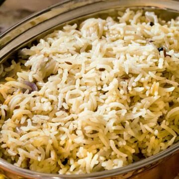 Basmati Rice Pilaf | Instant Pot Indian Basmati Rice Pilaf