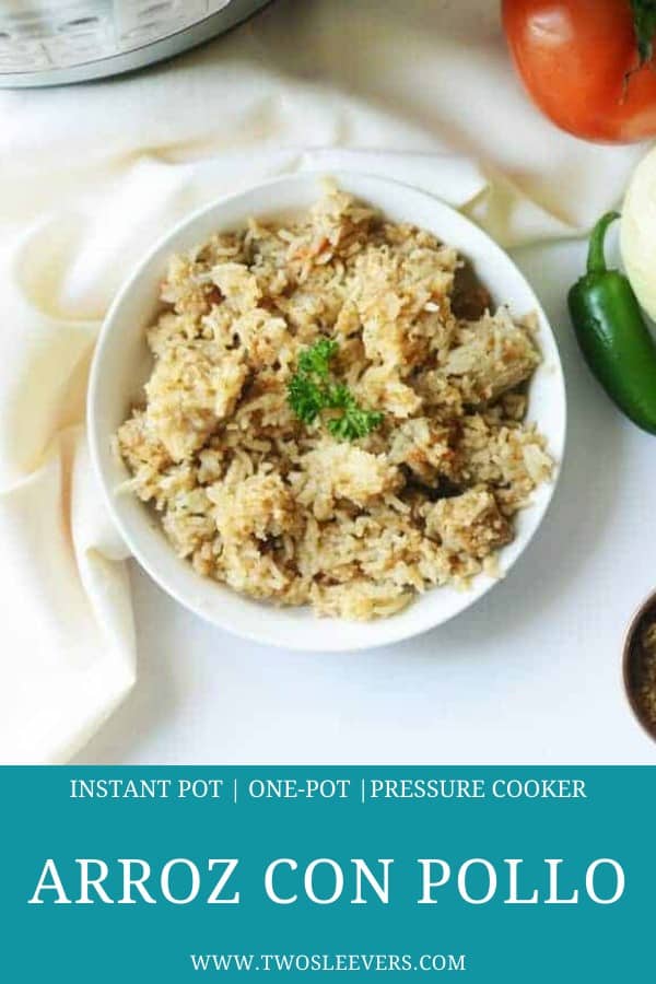 Arroz Con Pollo | Instant Pot Arroz Con Pollo Recipe | TwoSleevers