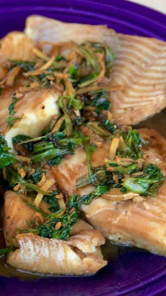 Instant Pot Chinese Style Steamed Ginger Scallion Fish – Two Sleevers