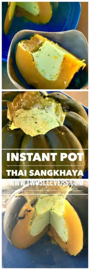 Sangkhaya Pandan Coconut Custard | Pressure Cooker Recipe