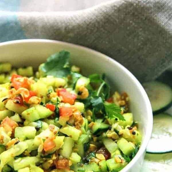 Indian Cucumber Salad | The Best Cucumber Salad Recipe