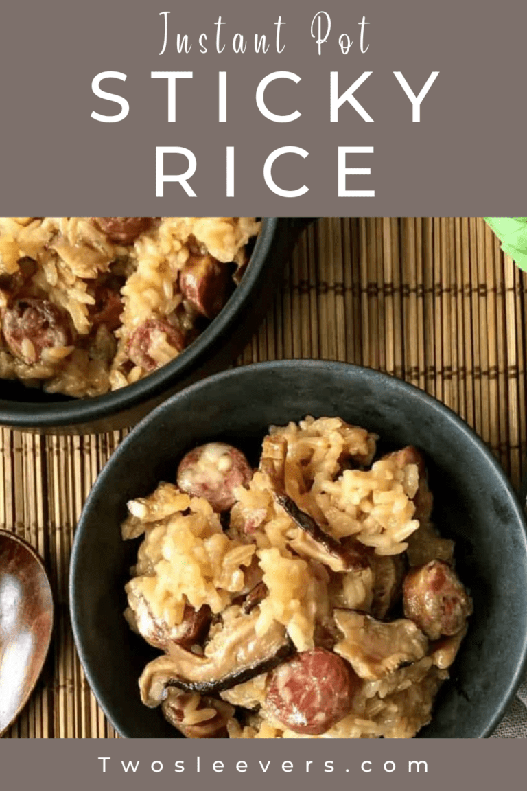 Instant Pot Sticky Rice with Sausage | Chinese Sticky Rice Recipe
