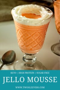 High Protein Jello Mousse | An Easy Keto Dessert Recipe!