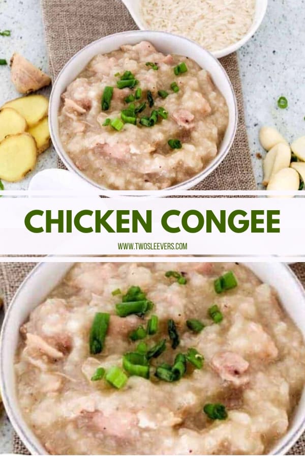 Chicken Congee Recipe | Easy Instant Pot Chicken Congee