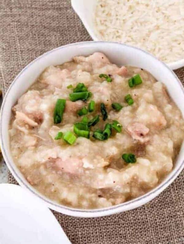 Chicken Congee Recipe | Easy Instant Pot Chicken Congee