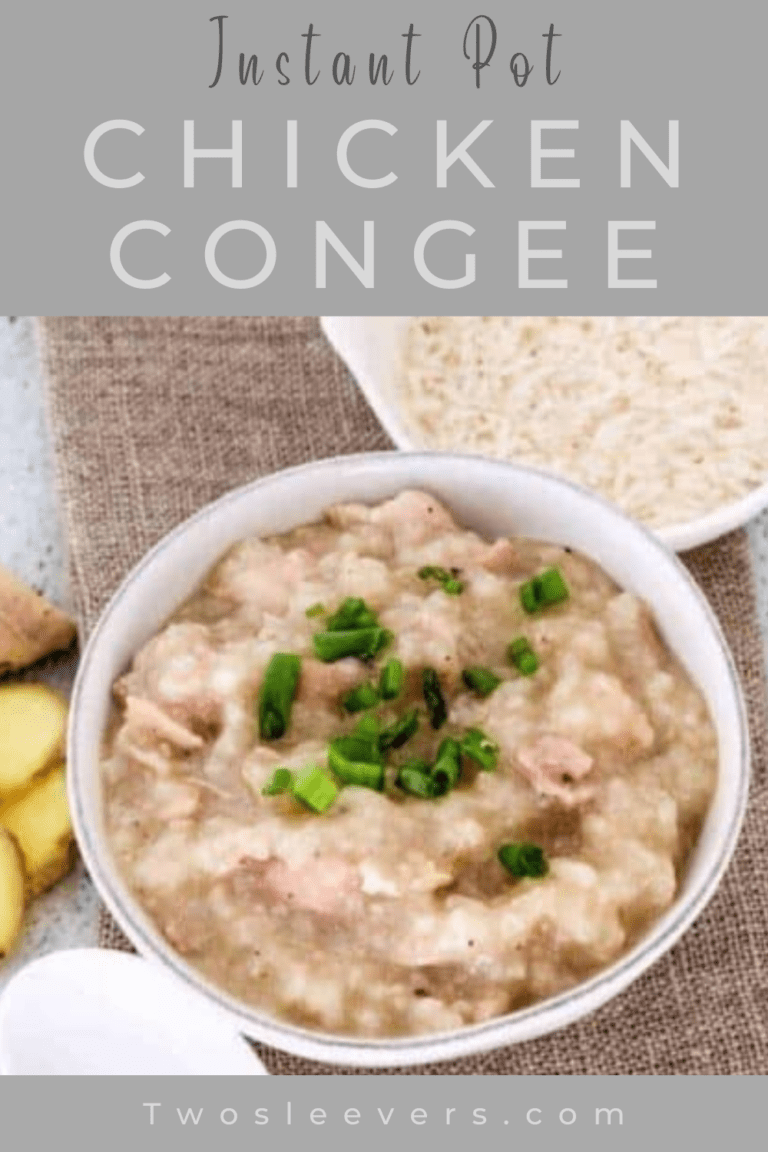 Chicken Congee Recipe | Easy Instant Pot Chicken Congee