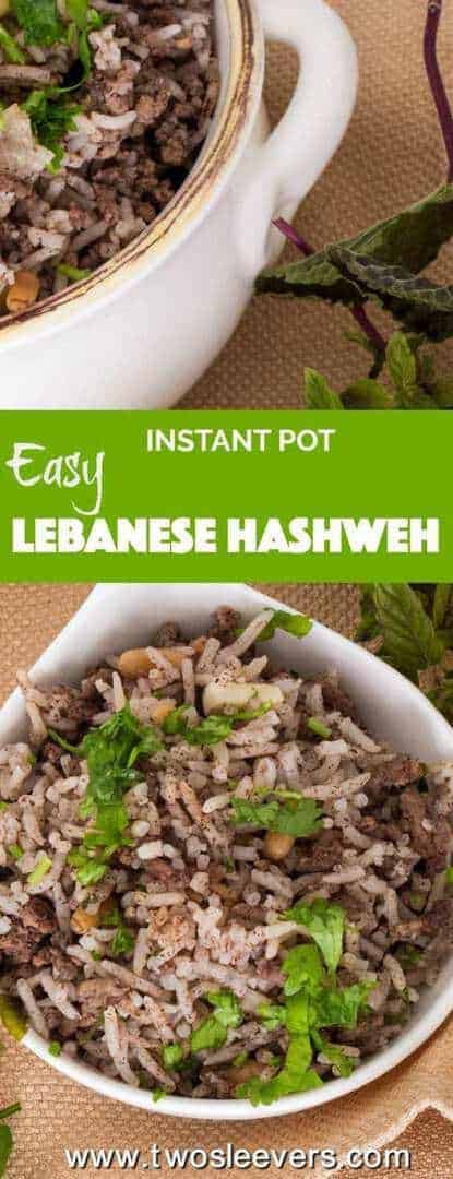 One Pot Lebanese Hashweh | Easy Lebanese Rice Recipe - TwoSleevers
