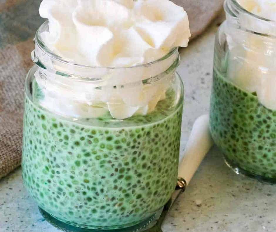 Coconut Pandan Chia Seed Pudding | An easy no-cook recipe!