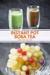 Instant Pot Bubble Tea | the EASIEST Iced Boba Tea Recipe!