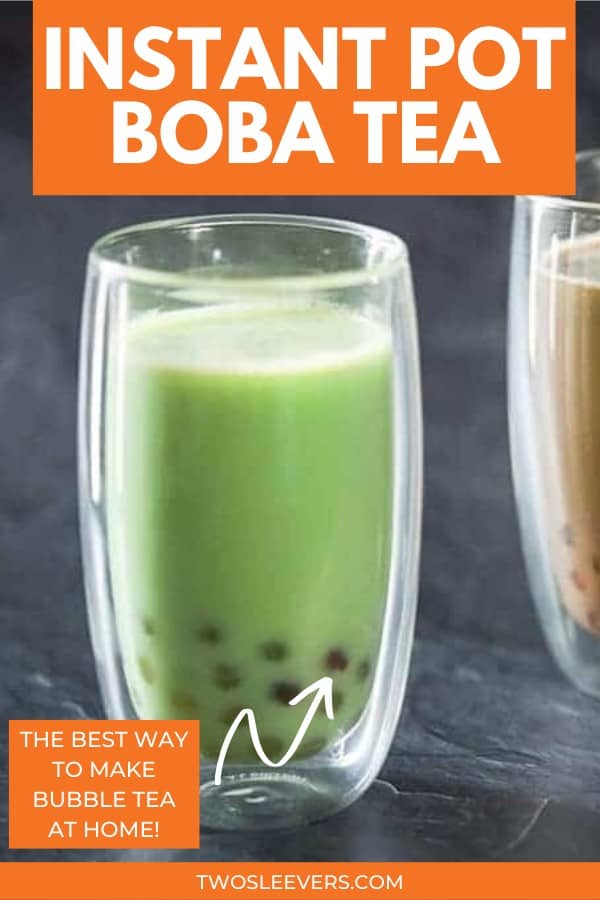 Instant Pot Bubble Tea | the EASIEST Iced Boba Tea Recipe!