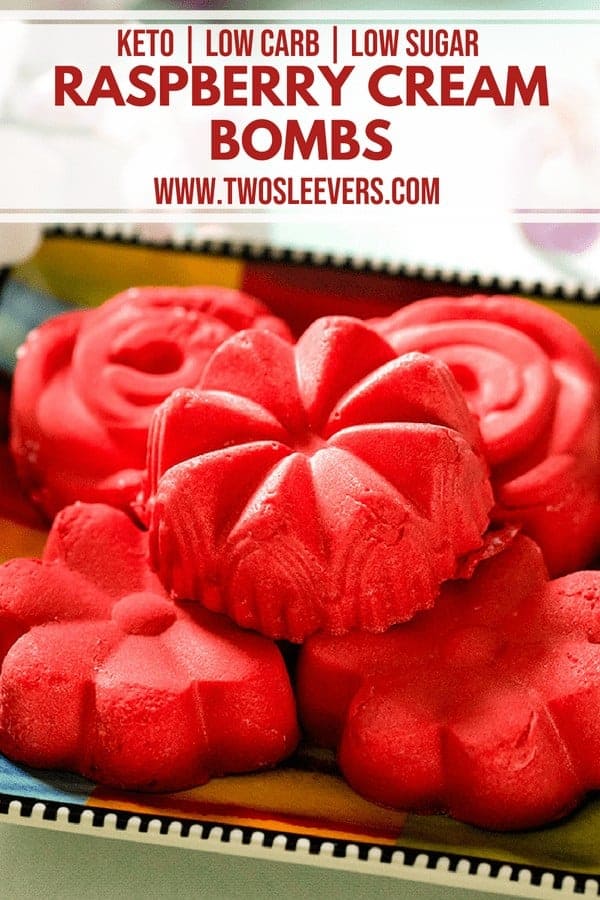 Raspberry Cream Bombs | Fat Bomb Recipe | TwoSleevers