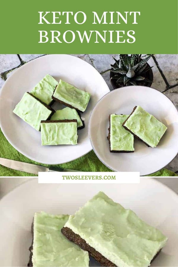 Keto Mint Brownies | Make them in the microwave!