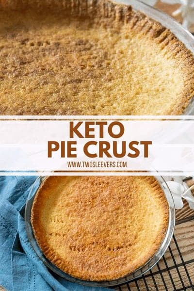 Keto Pie Crust | Easy Low Carb Pie Crust Recipe - TwoSleevers