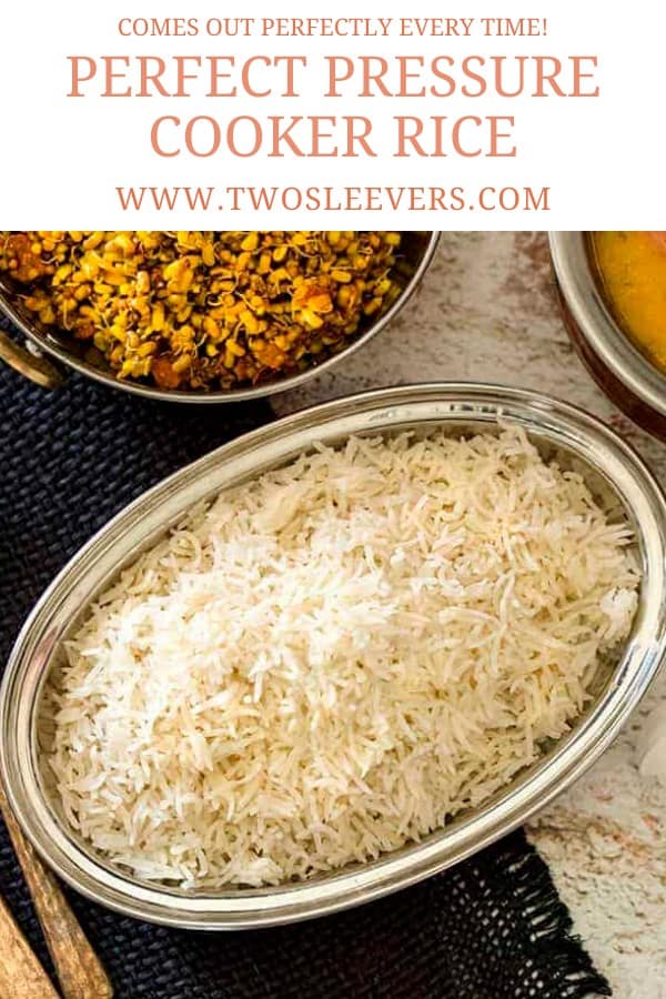 Perfect Pressure Cooker Rice | Instant Pot Rice Cooking