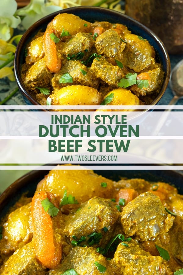 Dutch Oven Beef Stew Indian Style | Oven Beef Stew Recipe