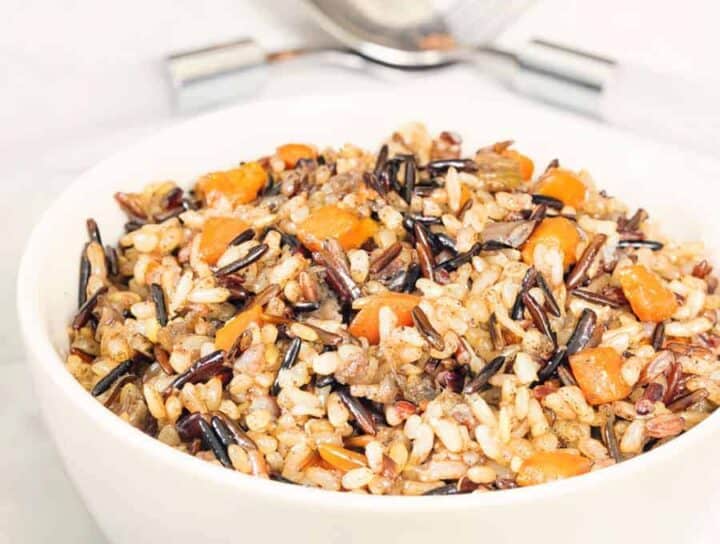 Wild Rice Instant Pot Recipe | Wild Rice Pilaf | Crazy Easy Rice Side Dish!