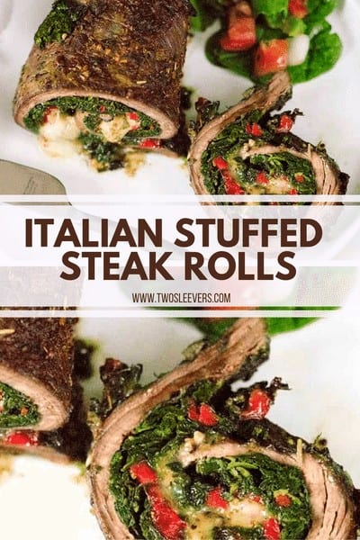 Air Fryer Steak Rolls | Italian Stuffed Steak Roll Recipe