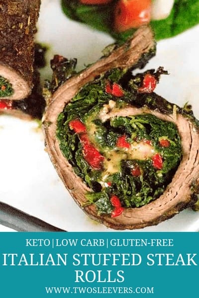 Air Fryer Steak Rolls | Italian Stuffed Steak Roll Recipe