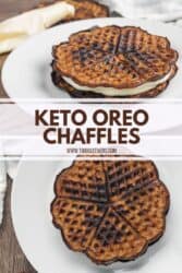 Oreo Chaffle Recipe | All Of the Oreo Flavor Without The Carbs!
