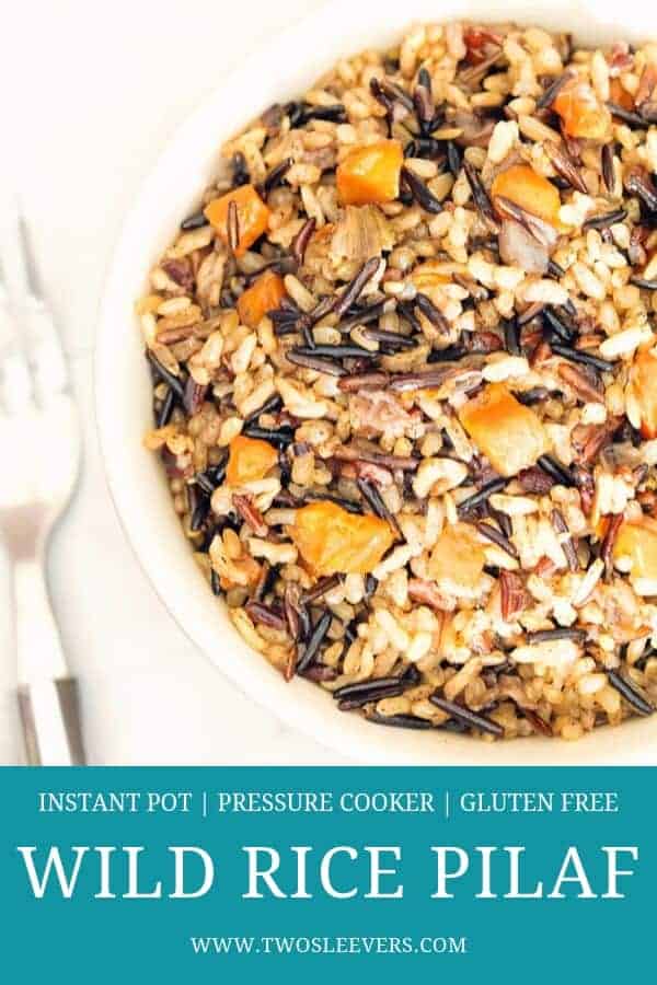 Wild Rice Instant Pot Recipe | Wild Rice Pilaf | Crazy Easy Rice Side Dish!