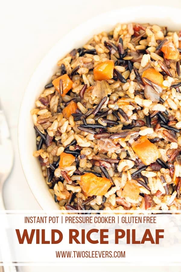 Wild Rice Instant Pot Recipe | Wild Rice Pilaf | Crazy Easy Rice Side Dish!
