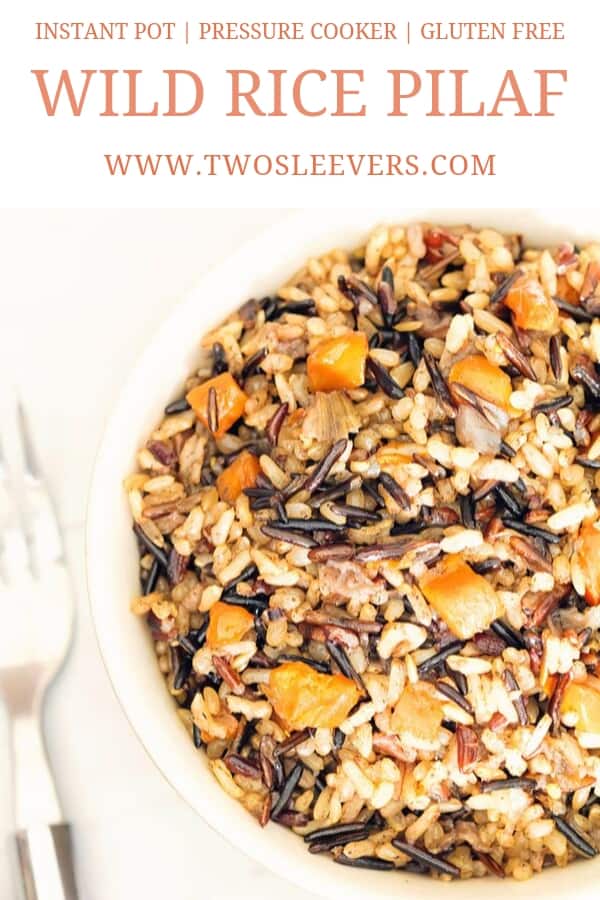 Wild Rice Instant Pot Recipe | Wild Rice Pilaf | Crazy Easy Rice Side Dish!