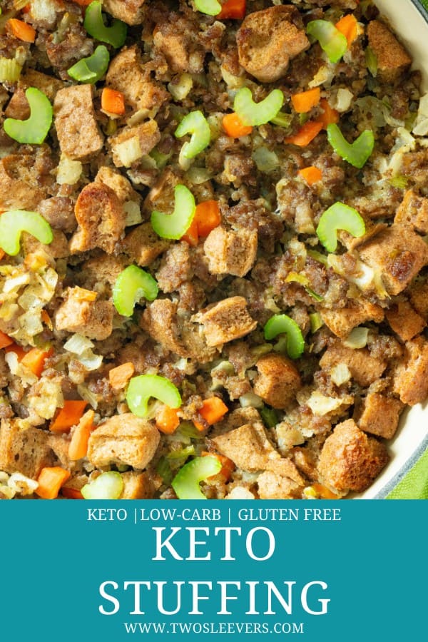 Keto Stuffing | Tasty, Low Carb and Gluten Free! | TwoSleevers