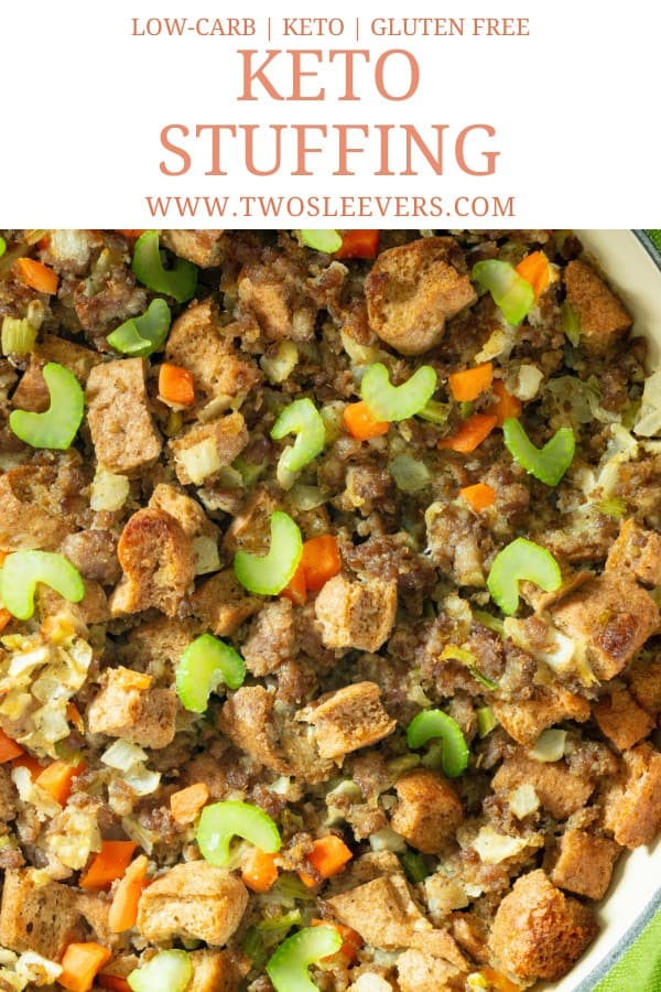 Keto Stuffing | Tasty, Low Carb and Gluten Free! | TwoSleevers