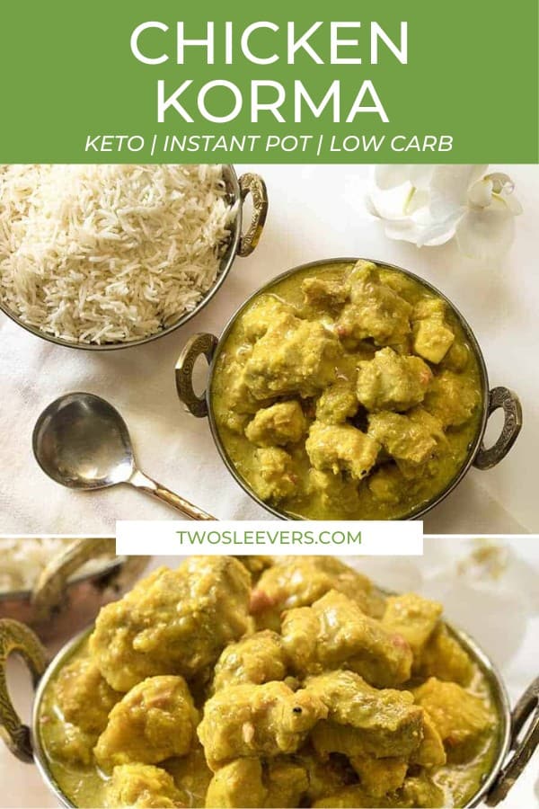 Chicken Korma Recipe | Authentic Instant Pot Chicken Korma