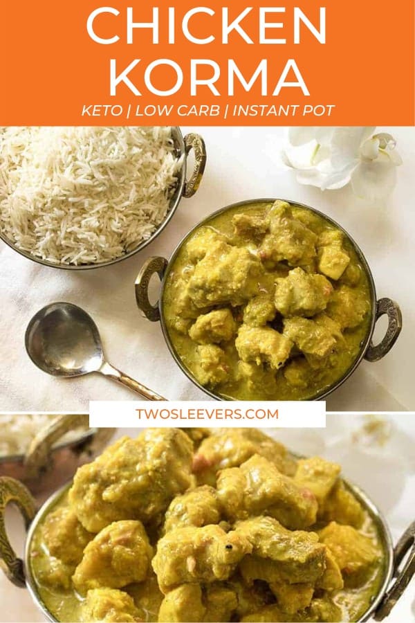 Chicken Korma Recipe | Authentic Instant Pot Chicken Korma