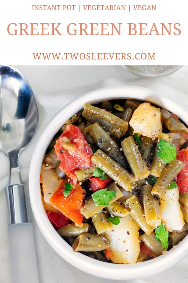 Greek Green Beans | The Easiest Fasolakia Recipe EVER | TwoSleevers