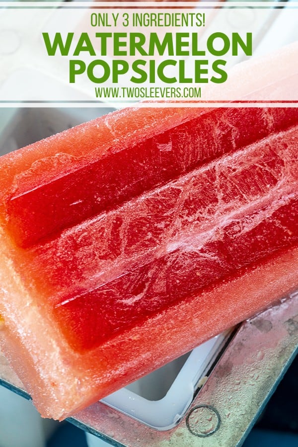 Watermelon Popsicles | Made With Only 3 Ingredients and 5+ Variations
