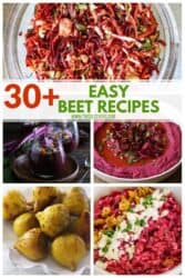 Easy Beet Recipes | 30+ Delicious Beetroot Dishes | TwoSleevers