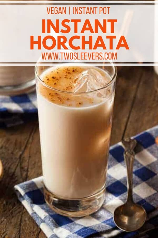 Instant Horchata | Pressure Cooker Quick Horchata