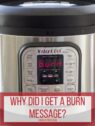Why Did My Food Burn In The Instant Pot? - 5 Causes For A Burn Notice