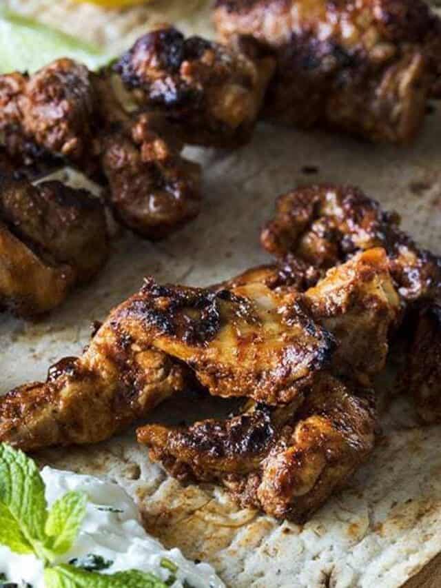 AIR FRYER TURKISH CHICKEN KEBAB TAVUK SHISH - TwoSleevers