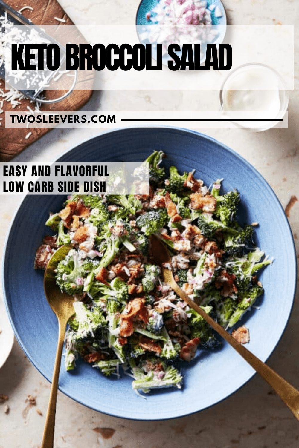 Keto Broccoli Salad | Low Carb Broccoli Salad Recipe