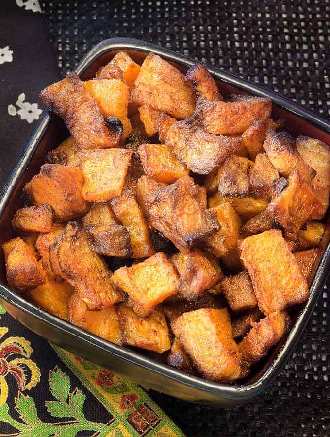 Spiced Butternut Squash | Easy Air Fryer Roasted Side Dish