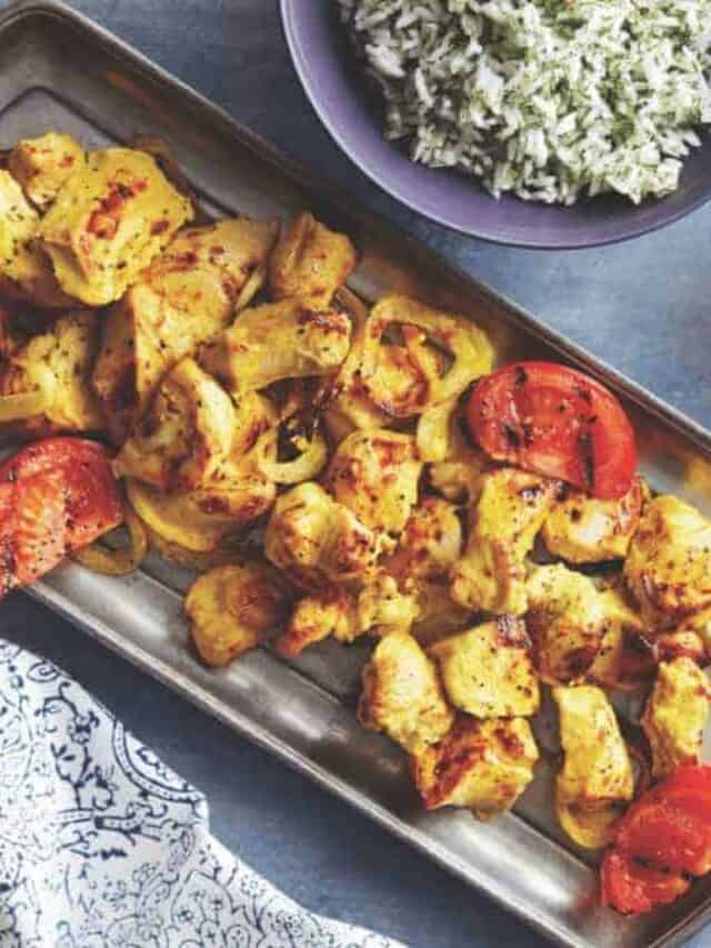 AIR FRIED PERSIAN CHICKEN KABOB | JOOJEH KABAB RECIPE - TwoSleevers