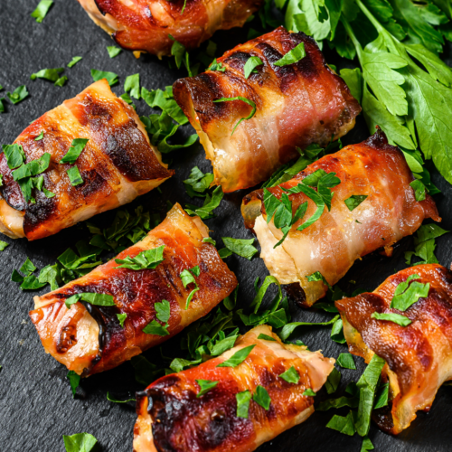 Cowboy Chicken | Bacon Wrapped Chicken Recipe - TwoSleevers