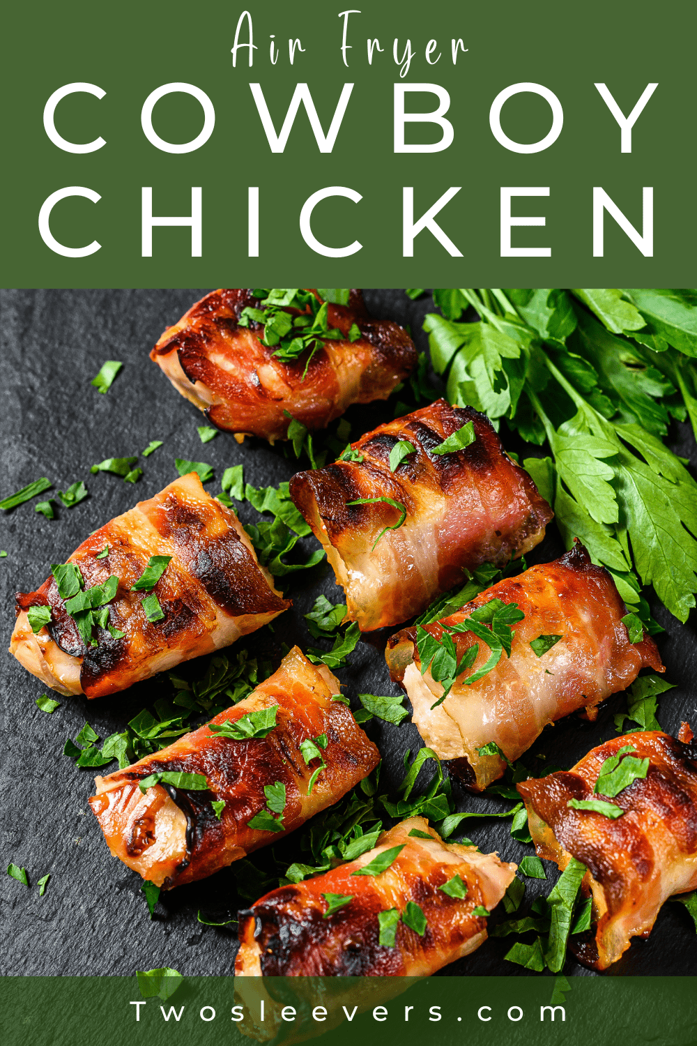 Cowboy Chicken | Bacon Wrapped Chicken Recipe - TwoSleevers