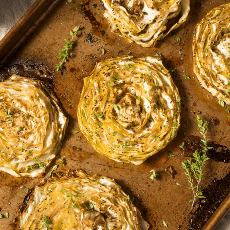 Cabbage Steaks | Make Roasted Cabbage Steaks In The Oven