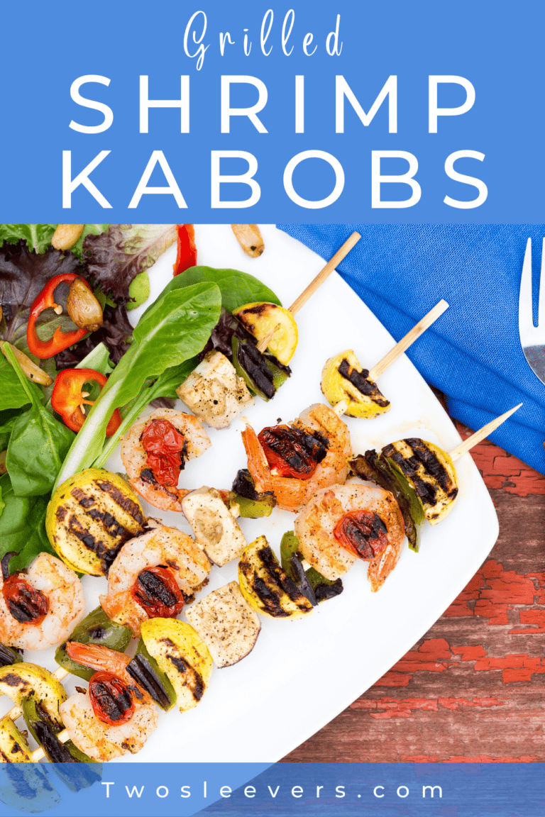 Shrimp Kabobs | Grilled Shrimp Skewers Recipe - TwoSleevers