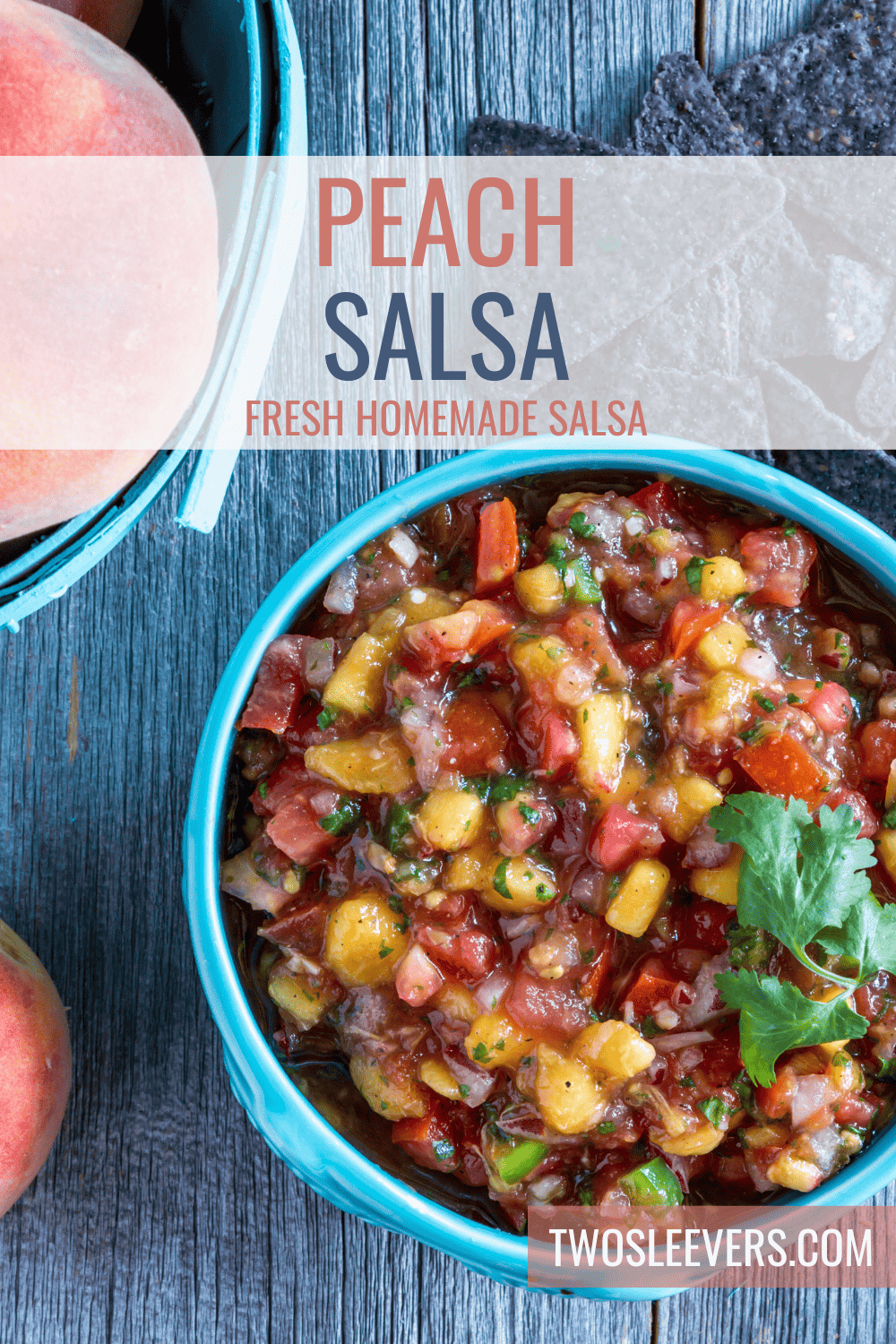 Peach Salsa Recipe | Homemade Peach Mango Salsa