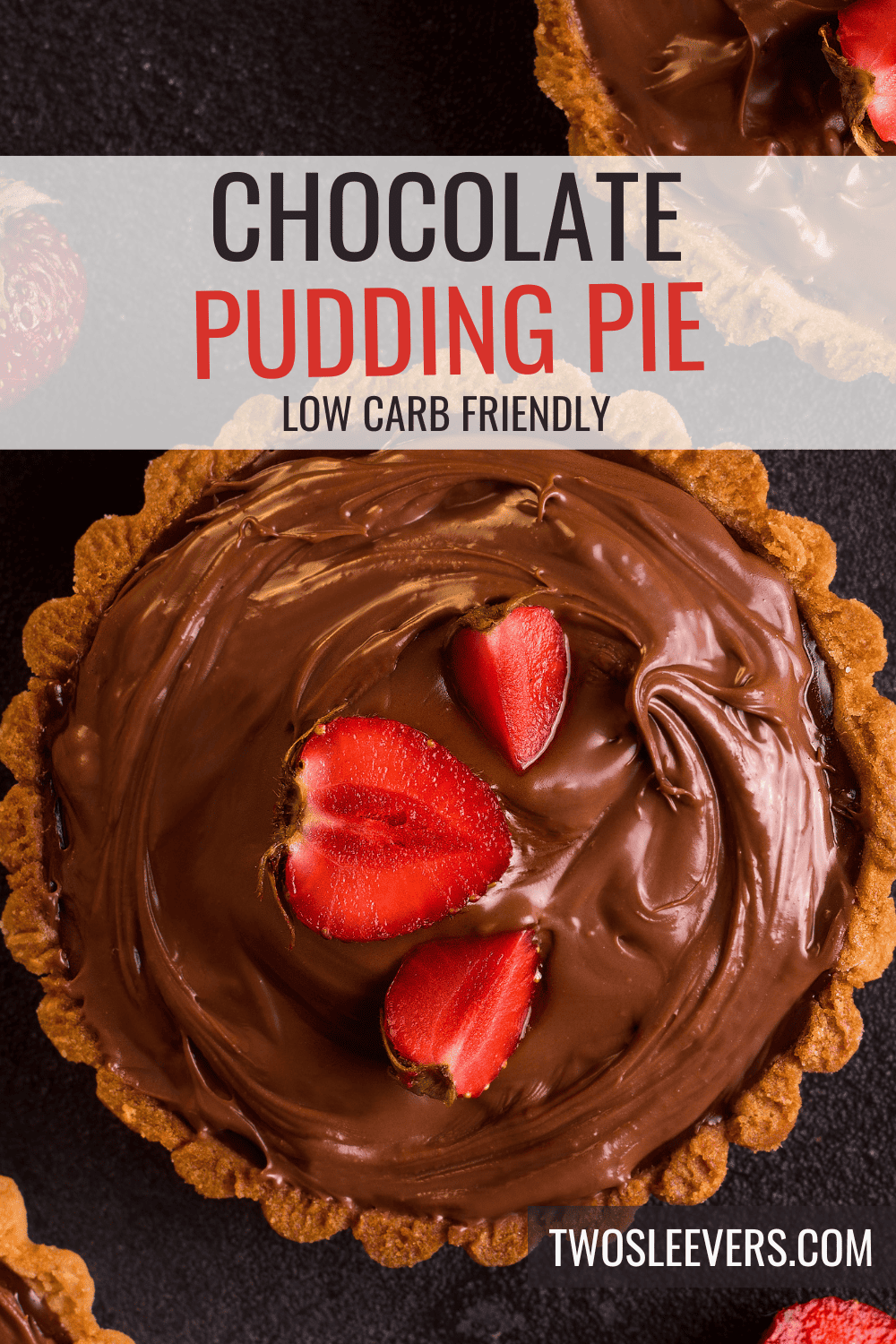 Chocolate Pudding Pie | Low Carb Pudding Pie Recipe