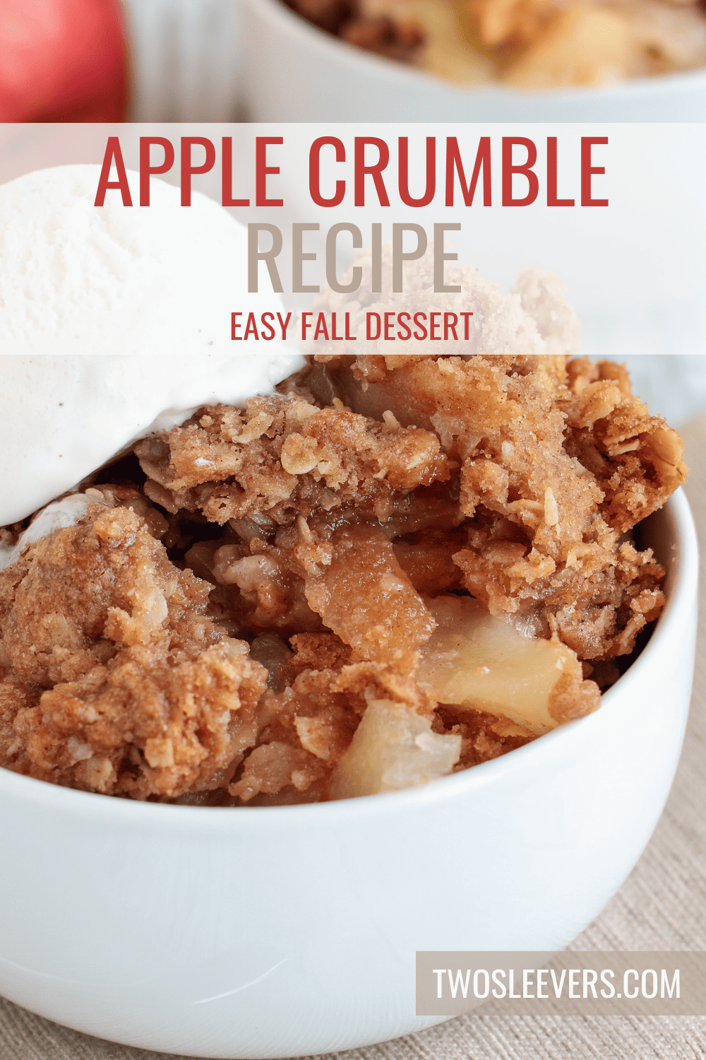 Apple Crumble Recipe | Quick and Easy Apple Dessert