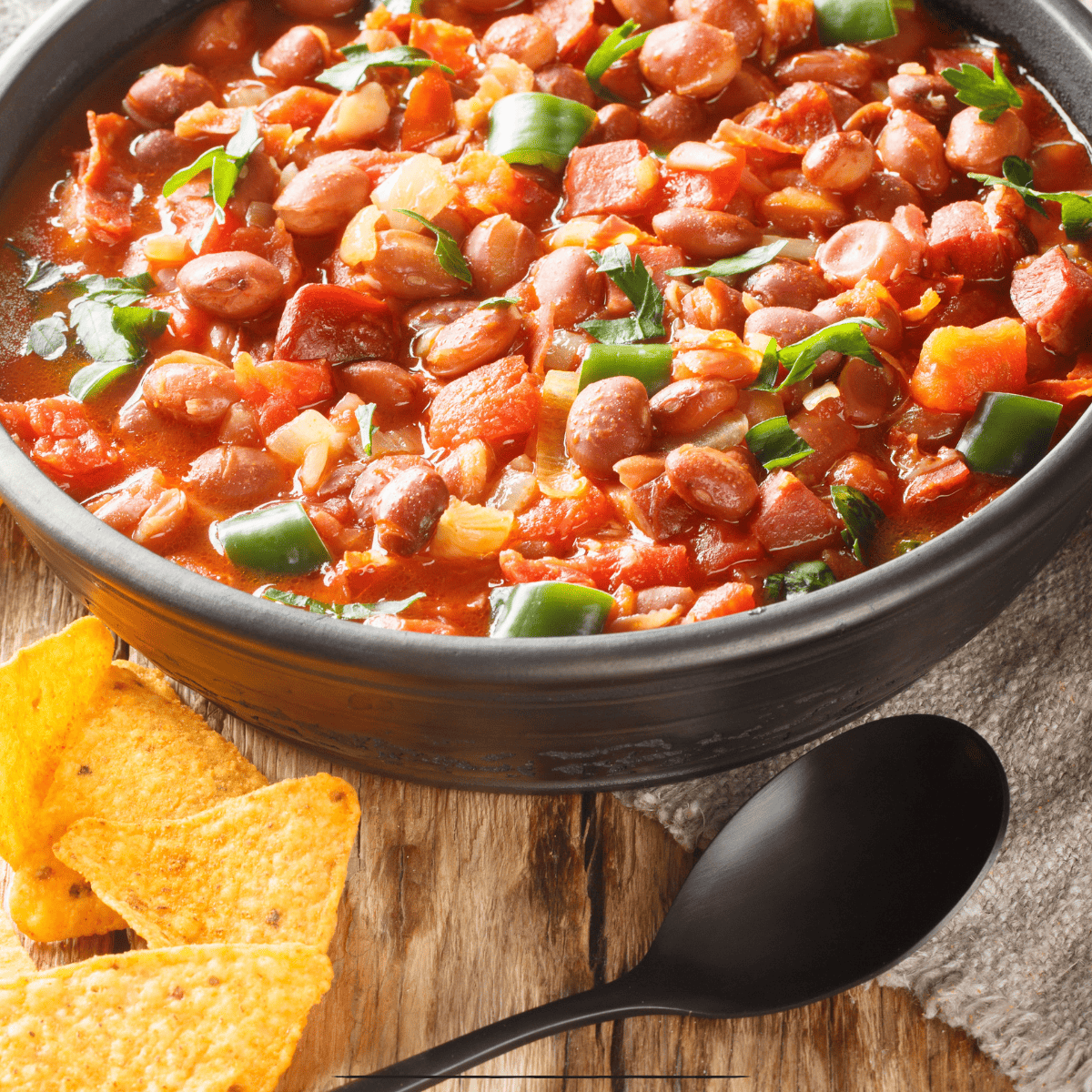 Charro Beans Recipe | Frijoles Charros - TwoSleevers